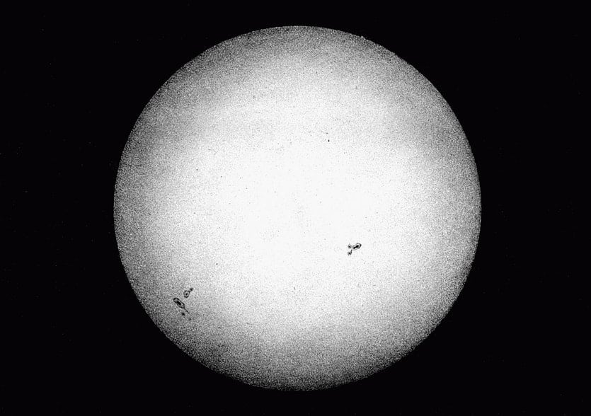 173 year old snapshot of the sun!!