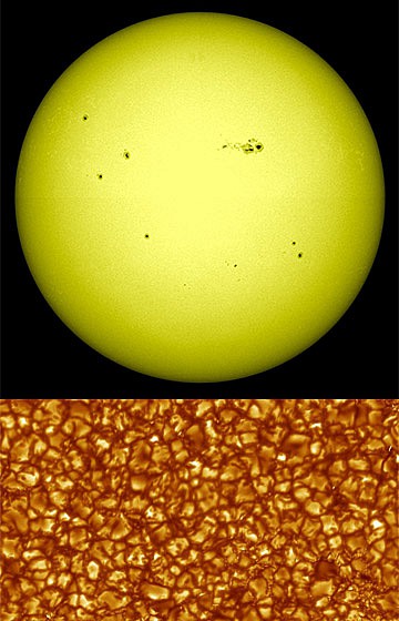 The Photosphere - the "Surface" of the Sun